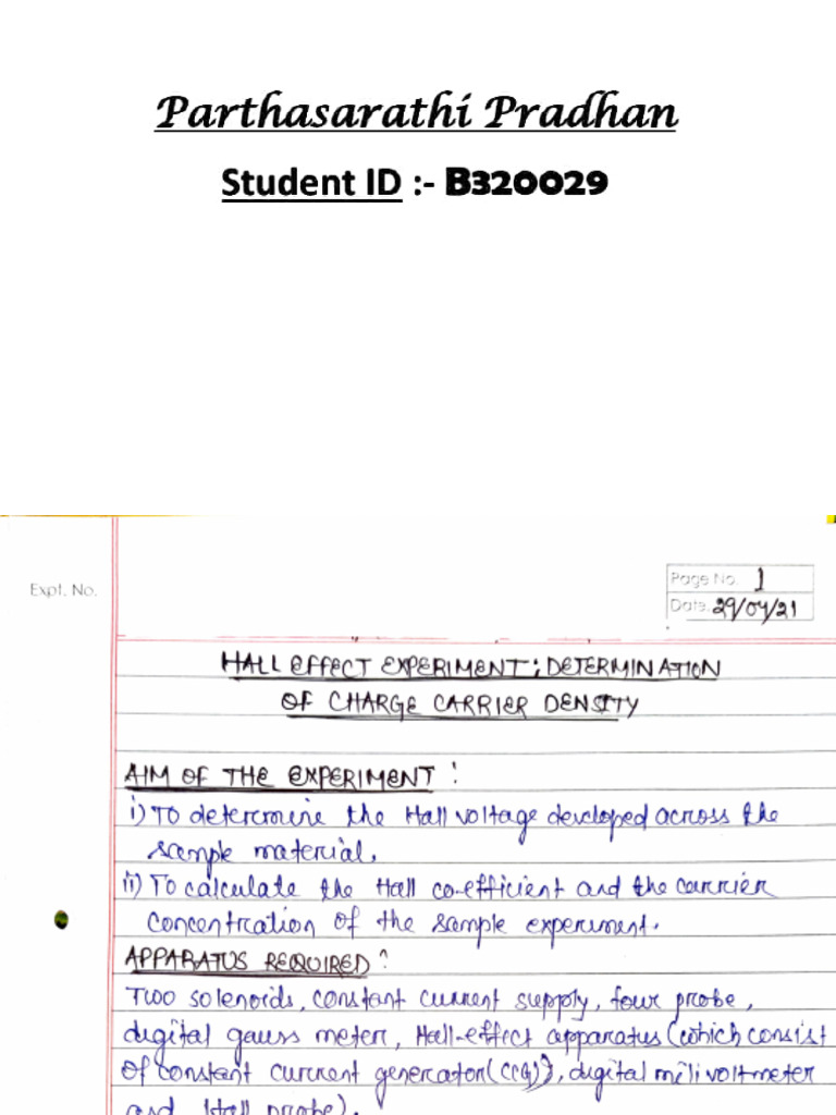 @B320029 Phy-Lab Expt.1 PSP | PDF