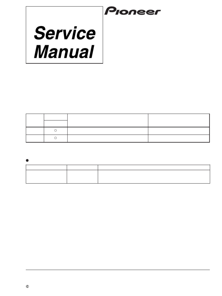 PDV-10 Service Manual | PDF | Manufactured Goods | Electronics