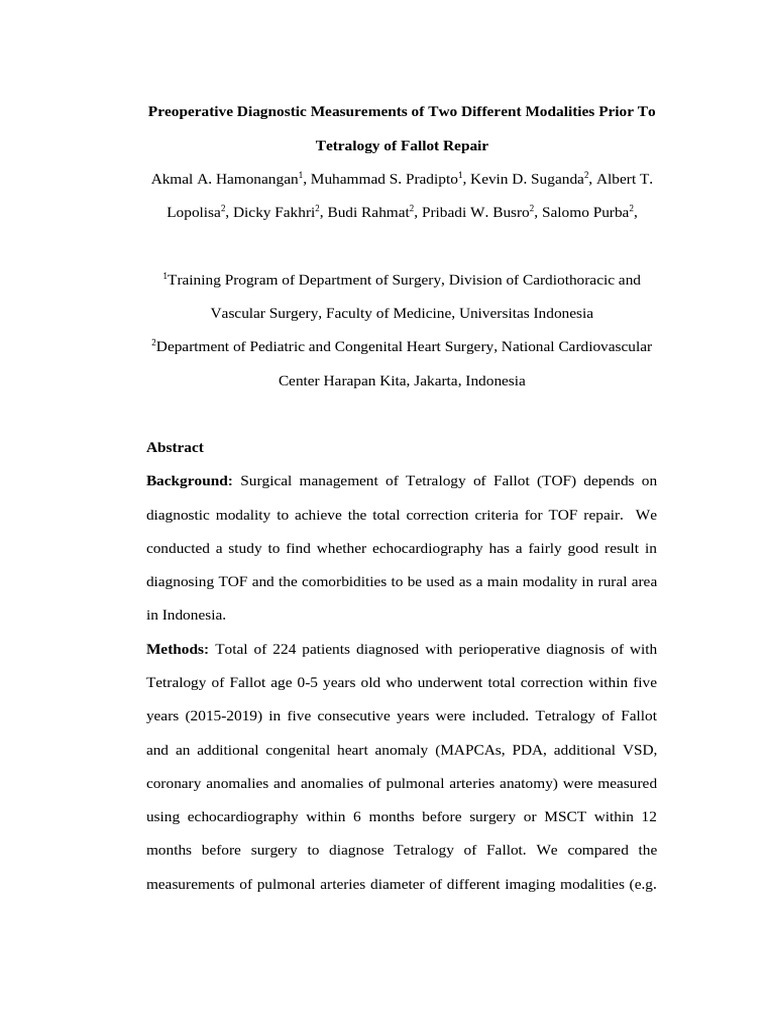 Full Paper PIT DR Akmal | PDF | Cardiovascular System | Medical Specialties