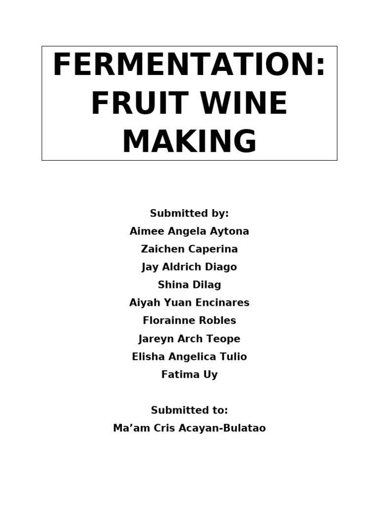 FERMENTATION | PDF | Fermentation | Yeast