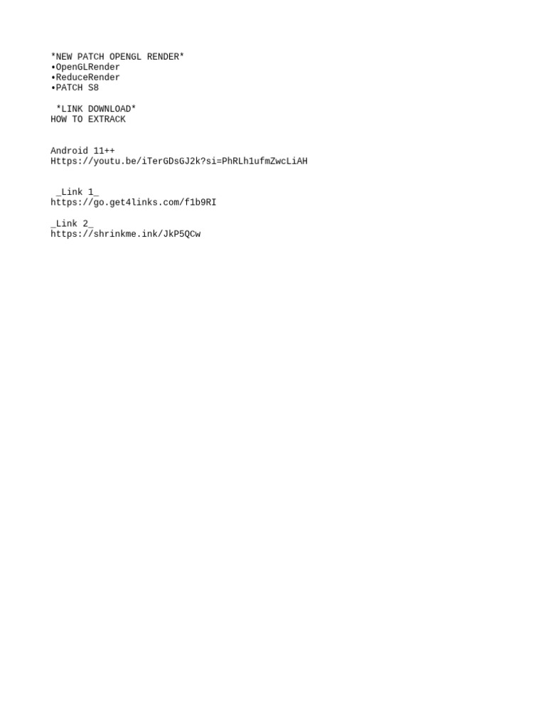 Open GL Render | PDF