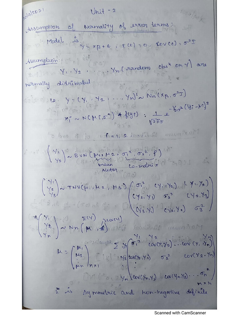 Regression Unit 2 Pdf