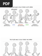 Intro To Walk Cycle | PDF | Foot
