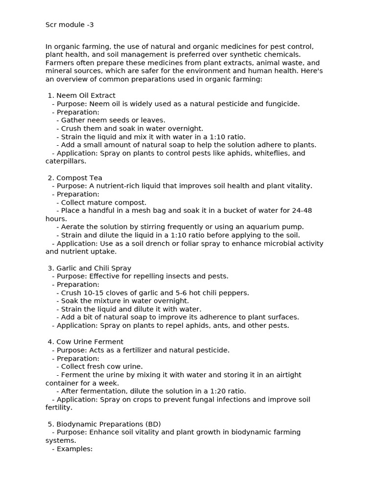 In Organic Farming | PDF | Organic Farming | Pest (Organism)