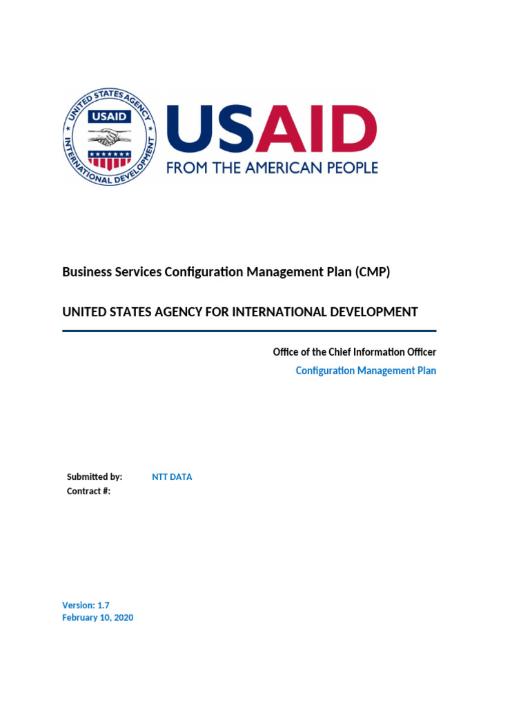 Usaid O&m Itis Business Services CMP 1.7 | PDF | Project Management | Software Development
