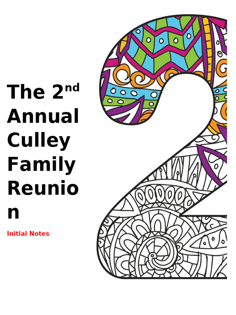 Culley Family Reunion | PDF