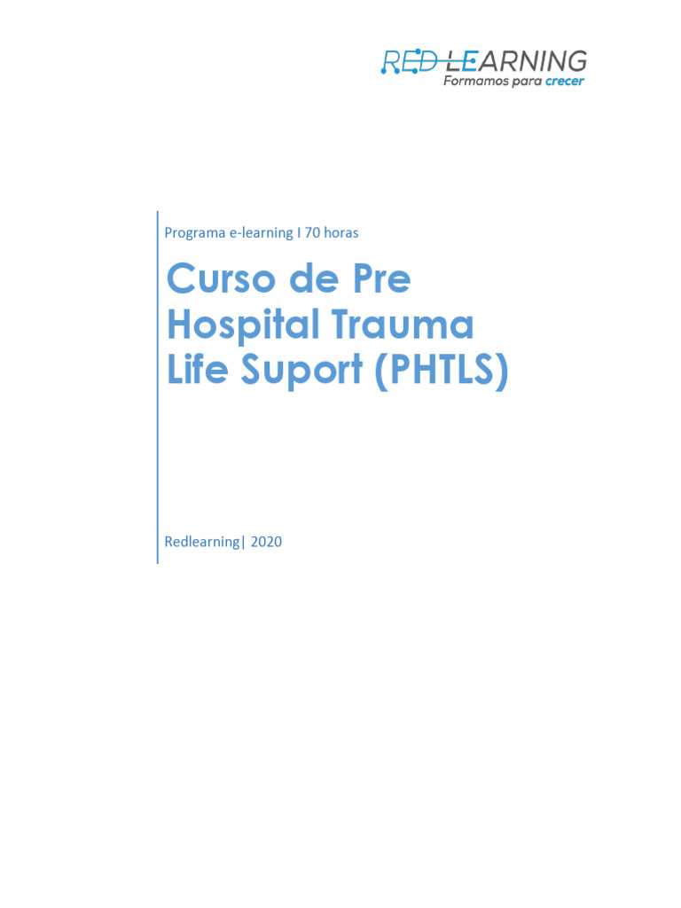 PHTLS | PDF | Medicina CLINICA | Especialidades Medicas