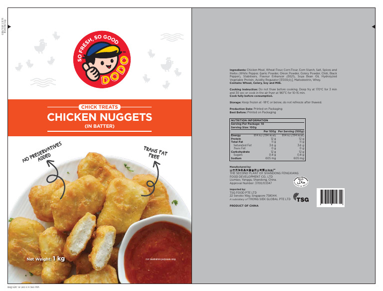 Chicken Nuggets (In Batter) 1kg | PDF | Fat | Cooking
