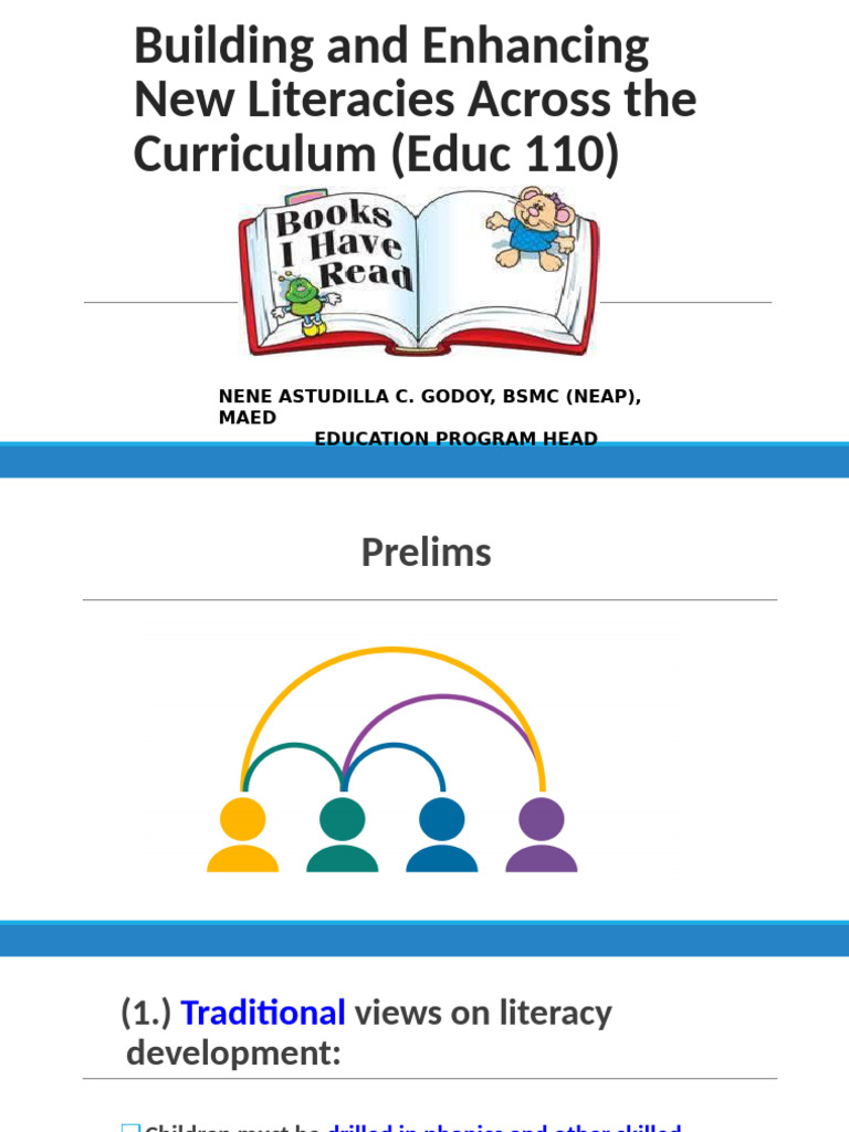 Educ 110 Building and Enhancing New Literacies Across The Curriculum-1 | PDF | Literacy | Phonics