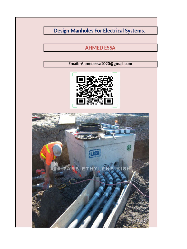 Manhole Calculation Multi Conduit - Protect | PDF | Length ...