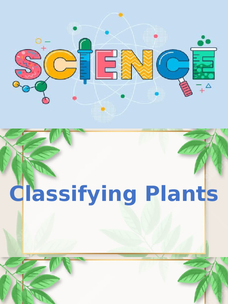 L2 Classification Of Plants Pdf