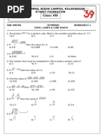 Cubes and Cube Roots Class 8 Worksheets | PDF | Volume | Numbers