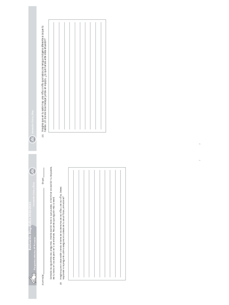 2022_ExaDiag_Prim_4_AbiertasFCE DUO | PDF