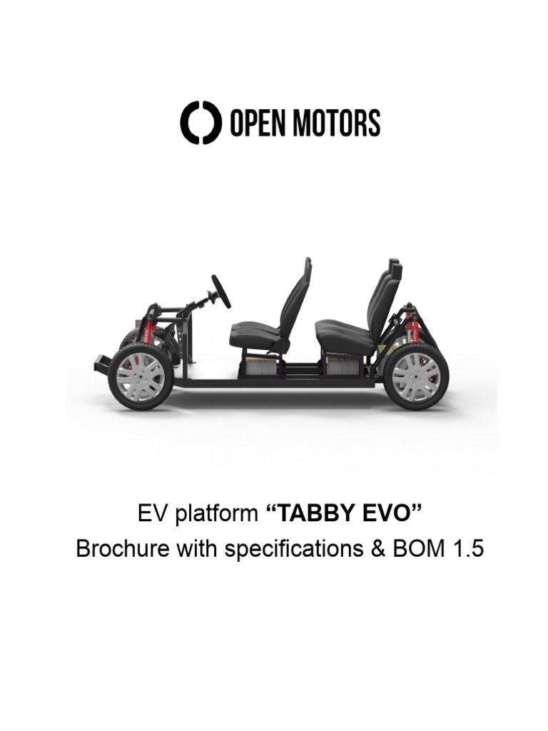 TABBY EVO Brochure With Specifications & Bom (Public) 1.5 | PDF | Electric Motor | Direct Current
