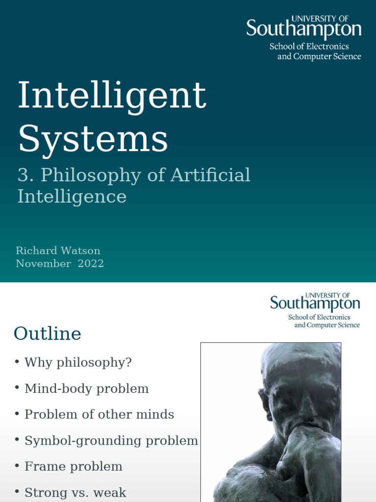 09 - Philosophy of AI B | PDF | Mind | Thought