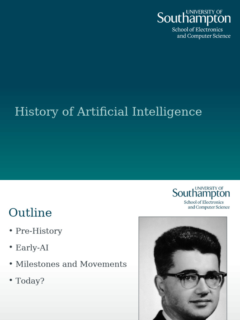 10 - History of AI | PDF | Artificial Intelligence | Intelligence (AI ...
