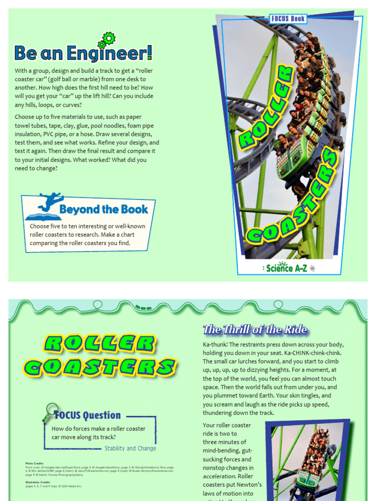 force_and_motion_5-6_focus_book_roller_coasters | PDF | Force ...