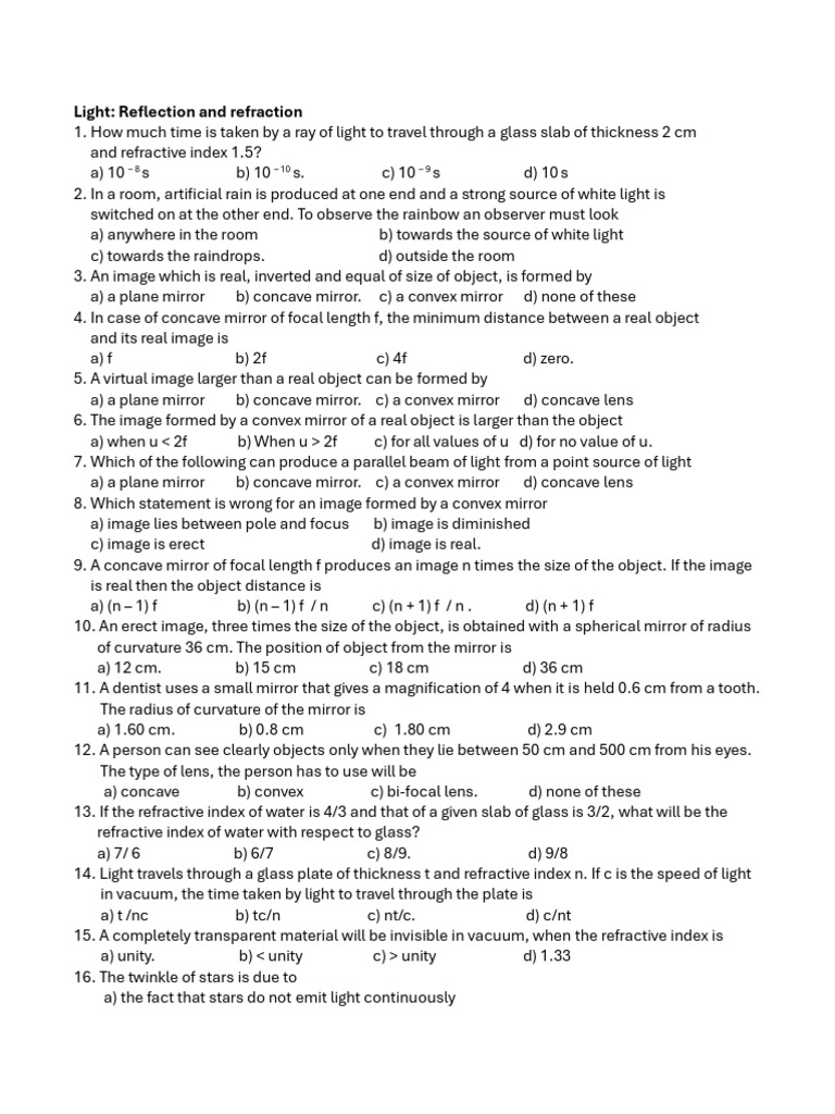 All Chapters Mcq Pdf Electrical Resistance And Conductance Series