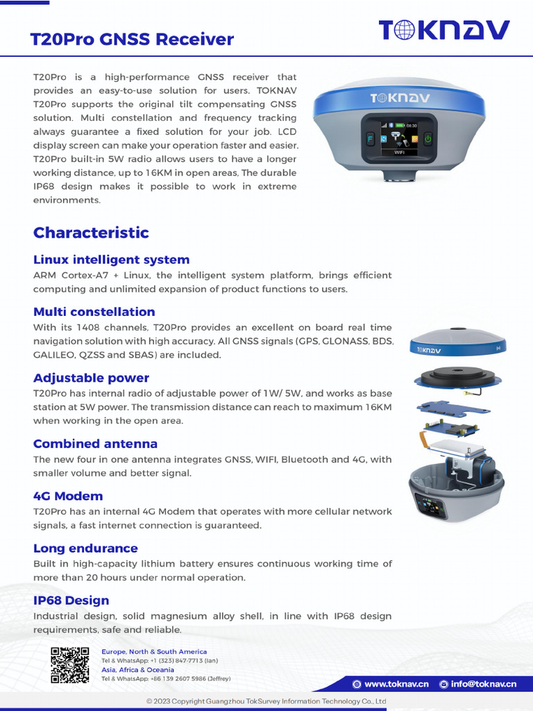 T20Pro GNSS Receiver | PDF