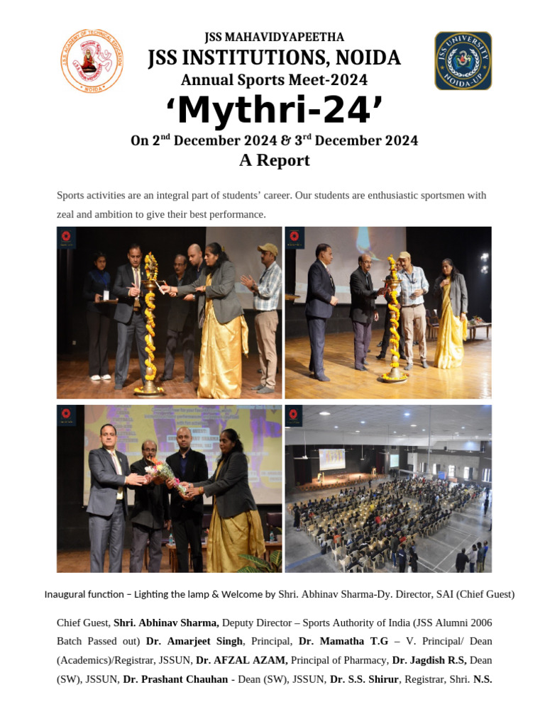 Over All Rerport-Zonal Cum Annual Sports Meet Report - 2022 | PDF