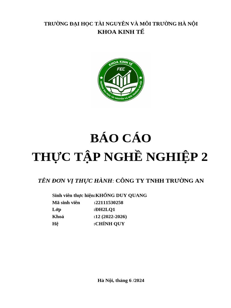KH NG Duy Quang ĐH12LQ1 22111530258 | PDF