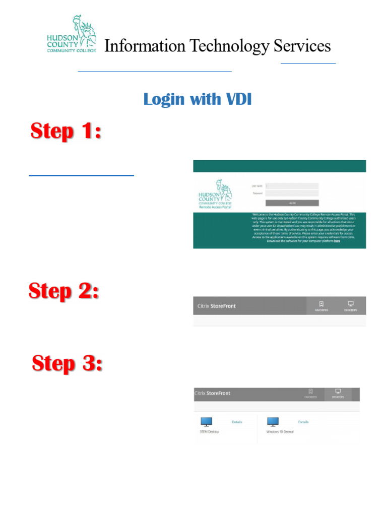 Login With Vdi 2022 | PDF