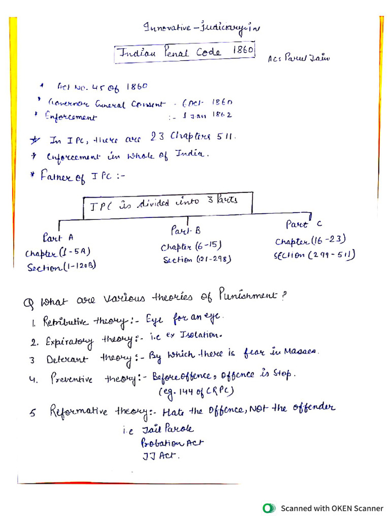 IPC Handwritten | PDF