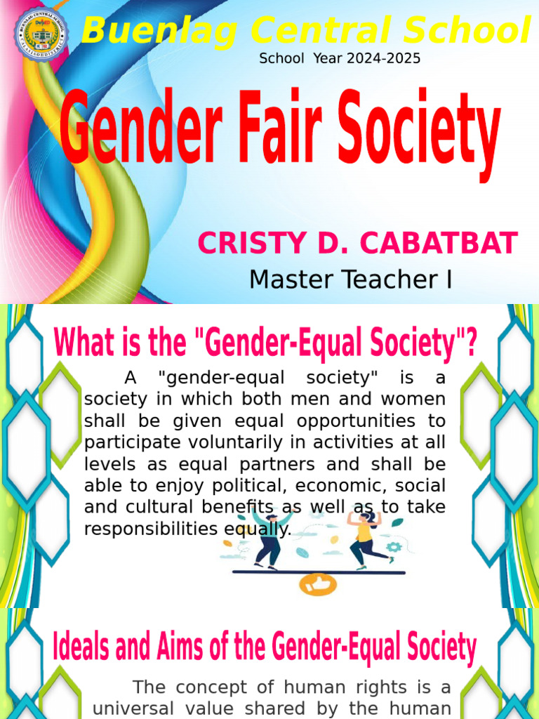 Gender Fair Society | PDF