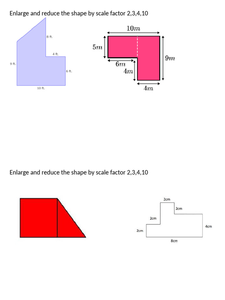Enlarging shapes | PDF
