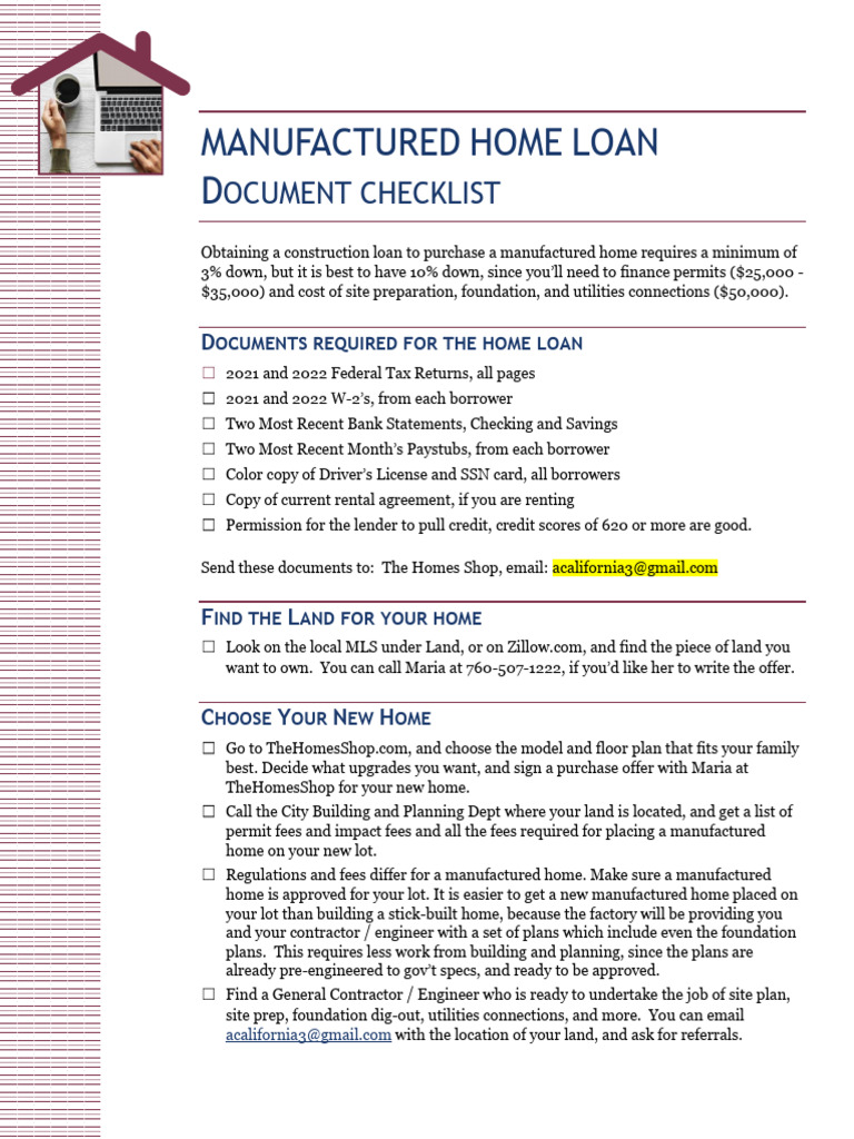 Checklist_Home Loan | PDF