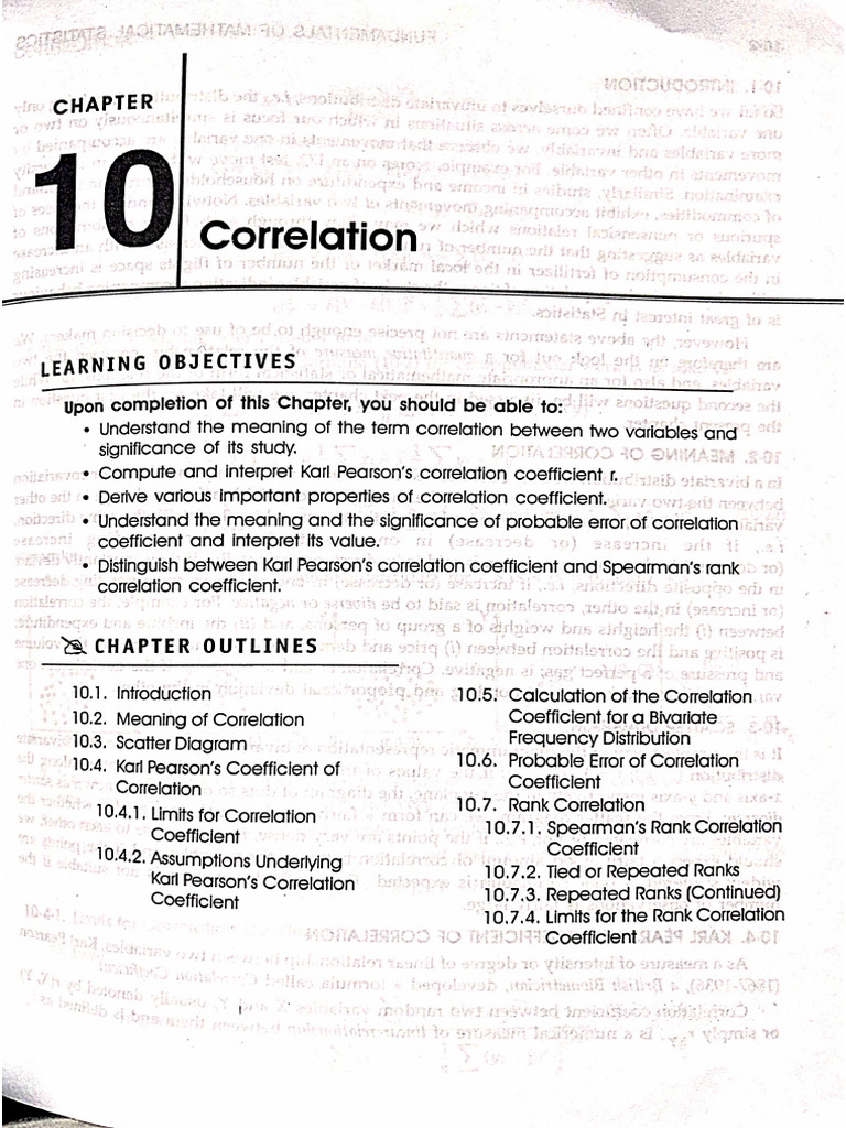 CORRELATION | PDF