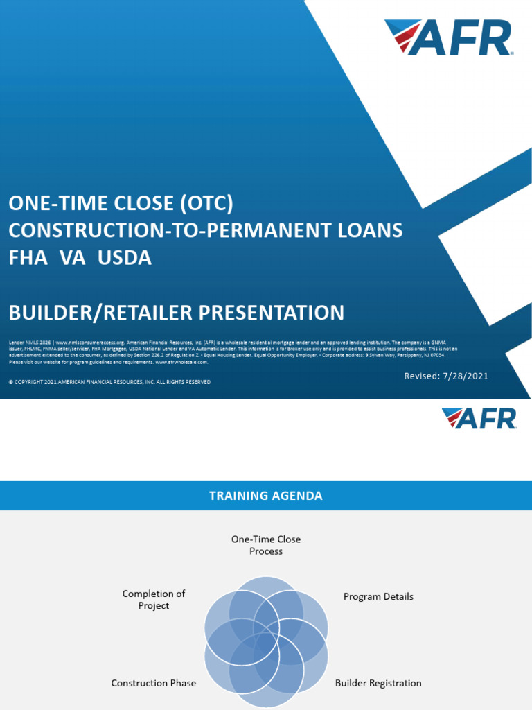 One Time - Close - Presentation For Builders Retailers | PDF ...
