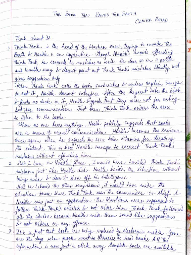 The Book That Saved The Earth | PDF