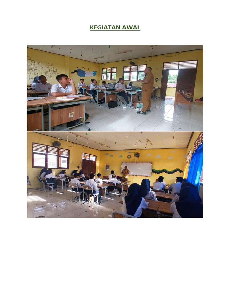 Foto Dokumentasi PPL Model PBL | PDF