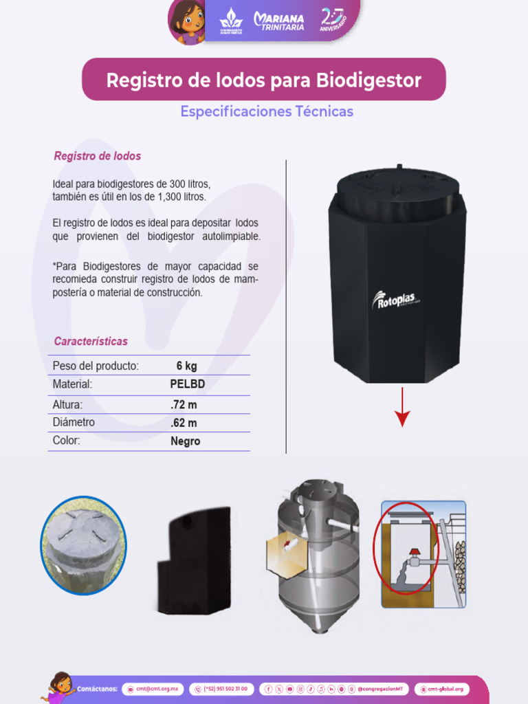 Registro de Lodos para Biodigestores | PDF