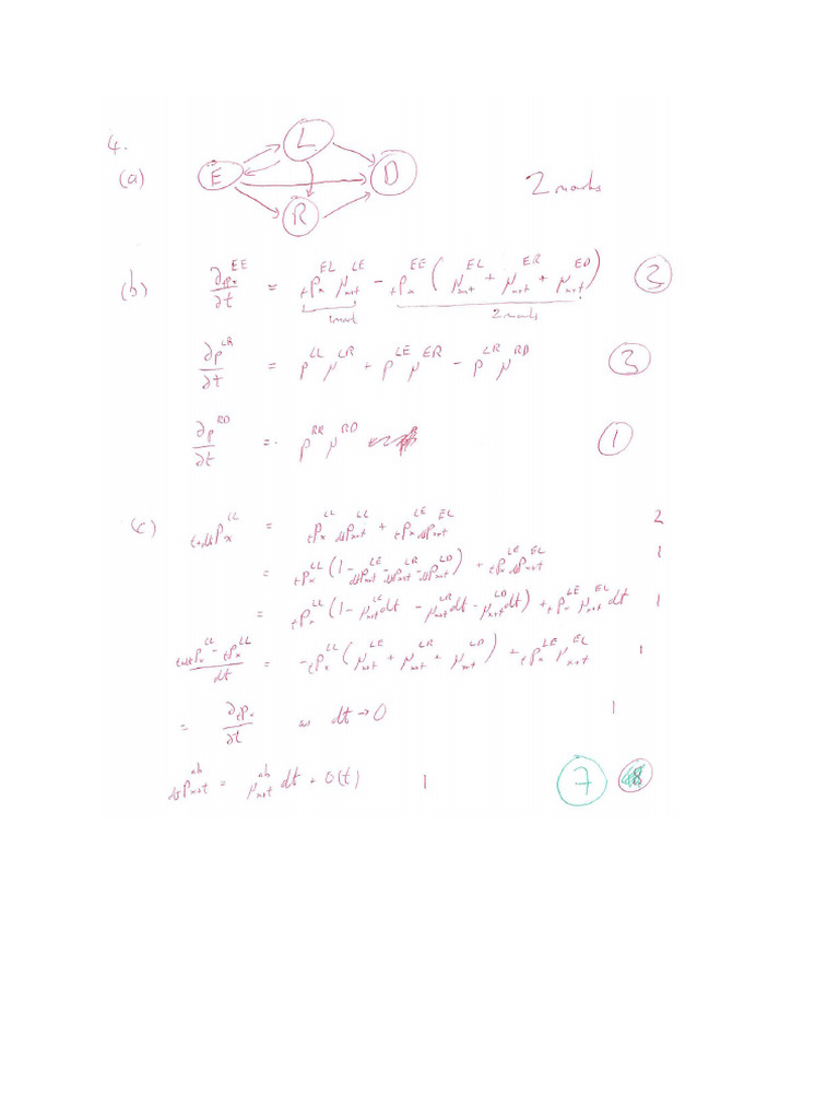 Q4 Solution Markov | PDF