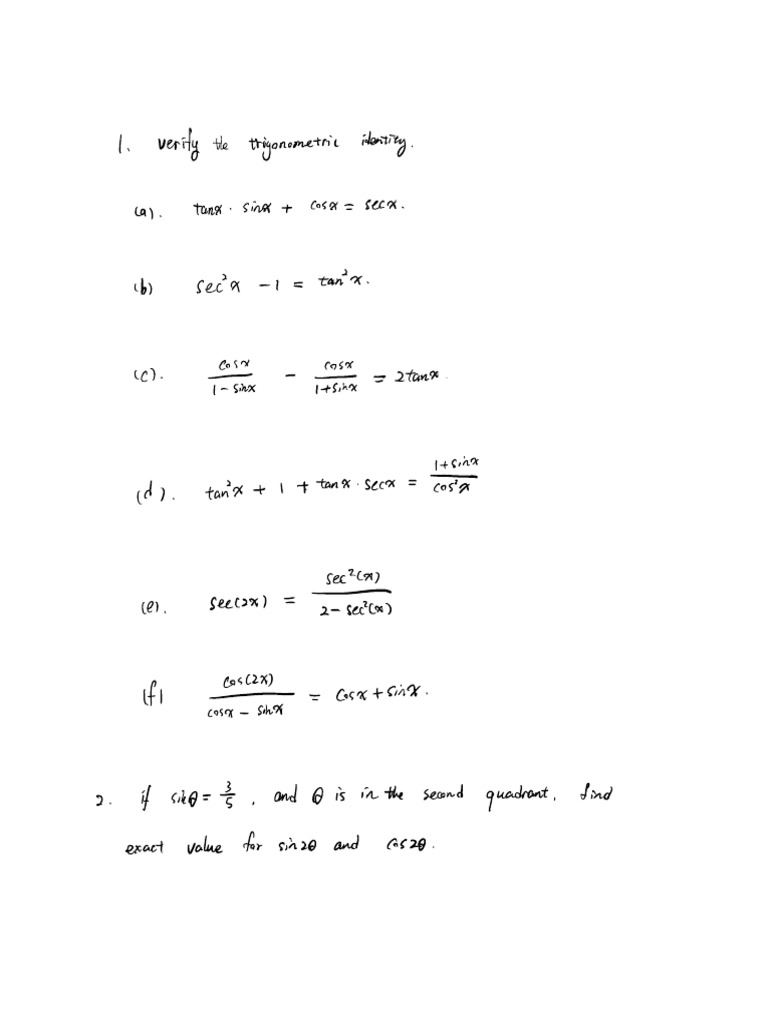 Homework 7 Algebra | PDF