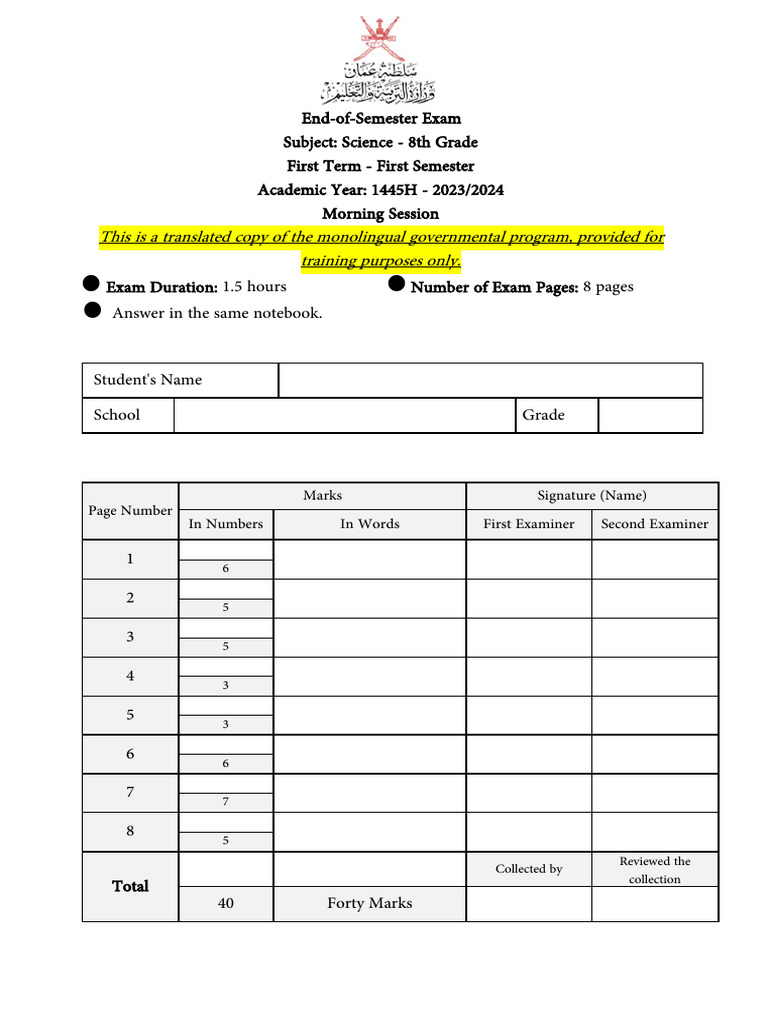 QP-Sem1 | PDF | Foods | Calcium
