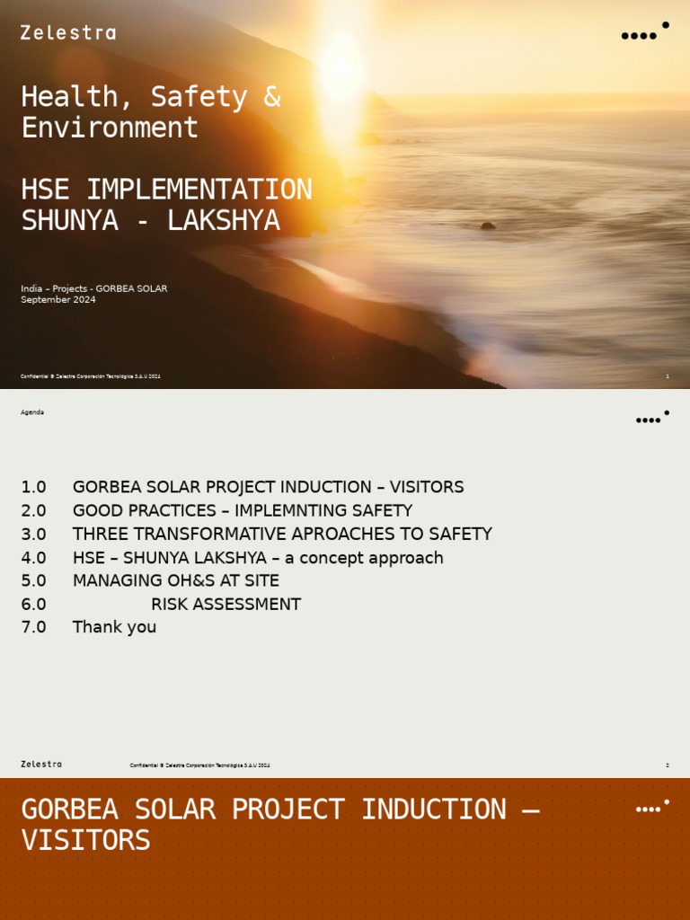 Zelestra India H&S SHUNYA LAKSHYA | PDF | Personal Protective Equipment | Occupational Safety ...
