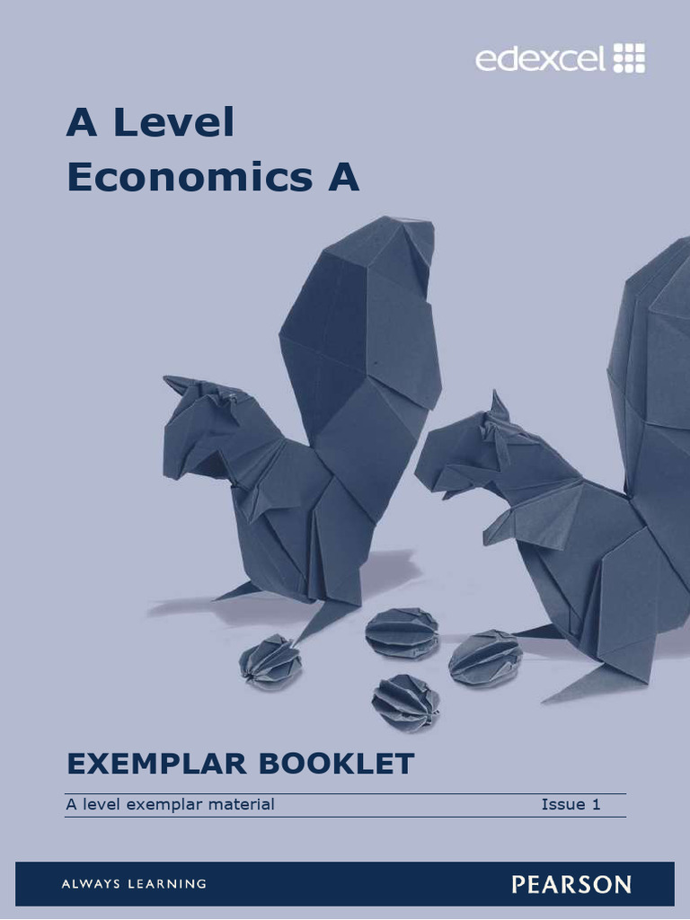 A Level Economics A Exemplar Booklet | PDF | Emissions Trading ...