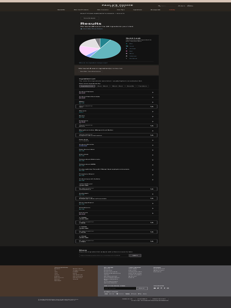 Beautypedia Skincare Ingredient Checker - Paula's Choice | PDF | Chemical Compounds