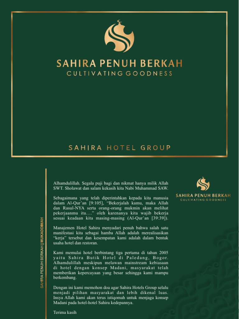 Brosur Sahira Group | PDF
