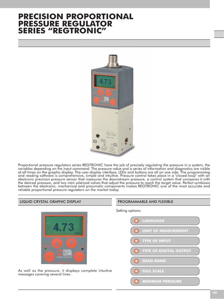 Metalwork-Pneumatic-Proportional-Valve-Catalogue | PDF | Valve | Pressure