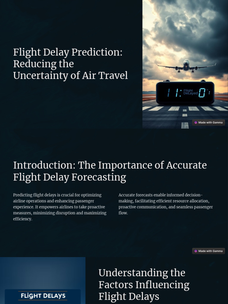 Flight-Delay-Prediction-Reducing-the-Uncertainty-of-Air-Travel | PDF | Prediction | Forecasting
