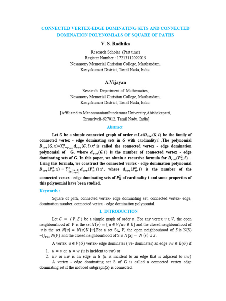 08.Journal Paper Adalya | PDF | Discrete Mathematics | Mathematical ...