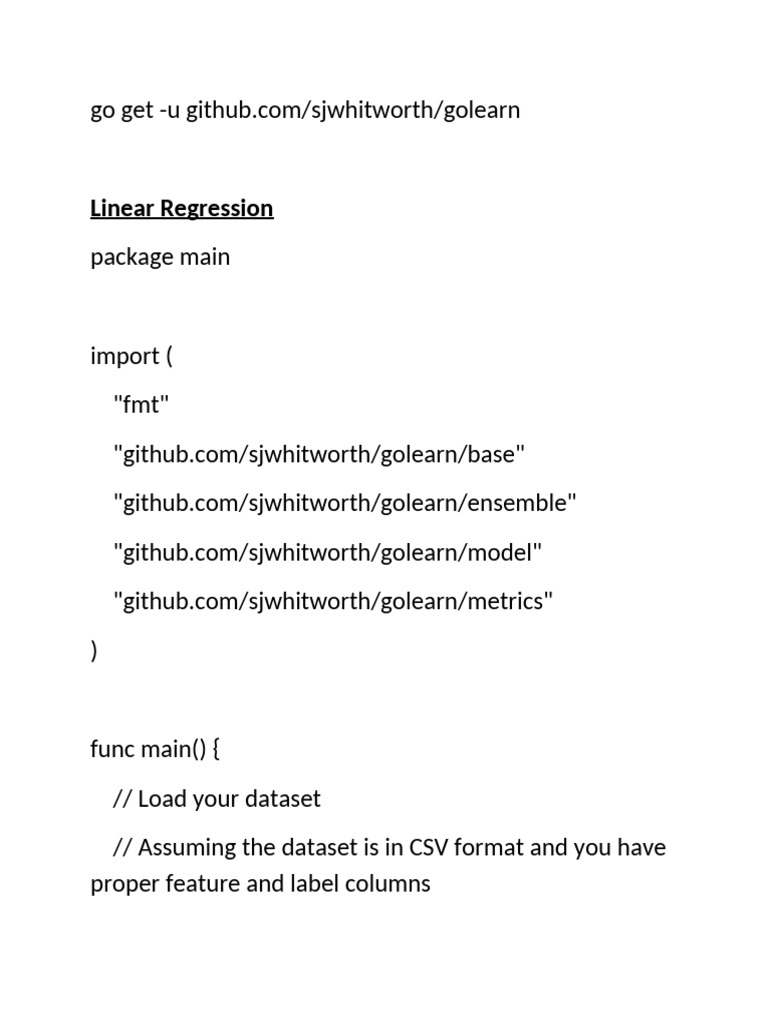 Linear Regression | PDF