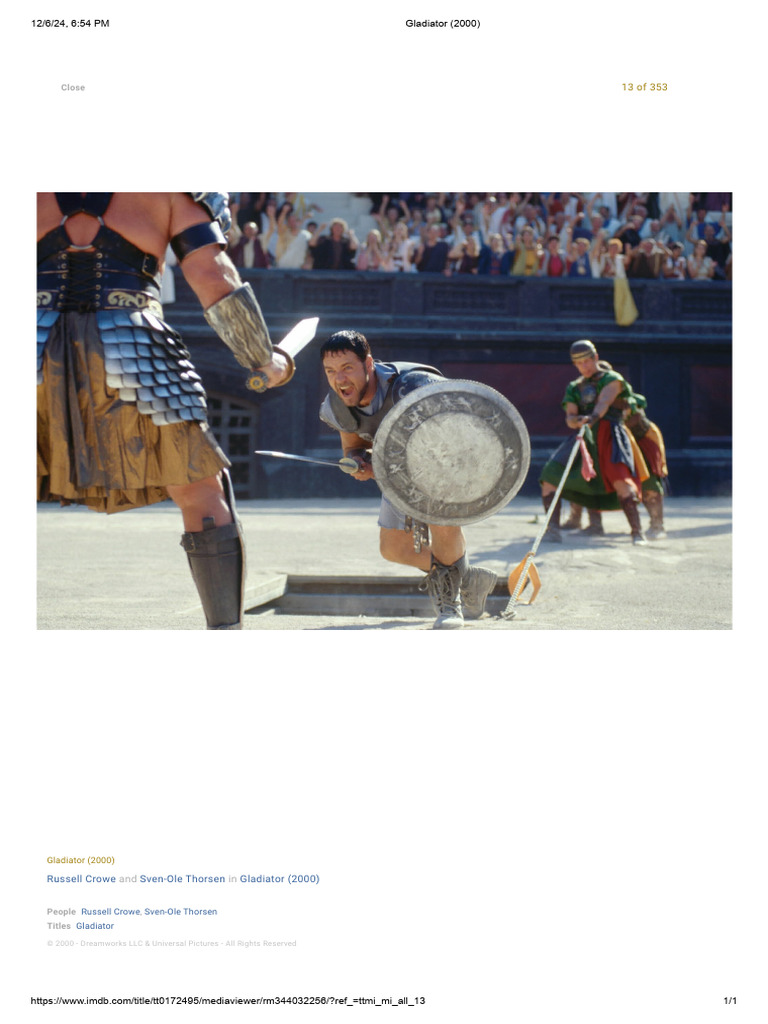 Gladiator (2000) | PDF