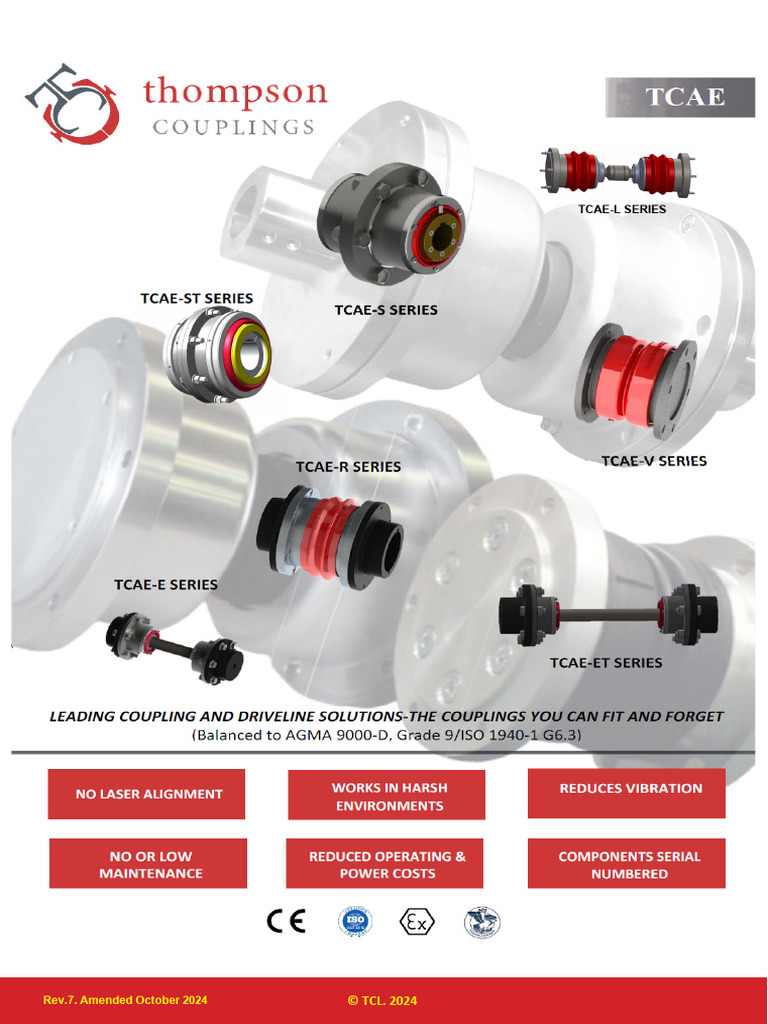Thompson Couplings Selection Guide | PDF | Legal Liability | Mechanical ...
