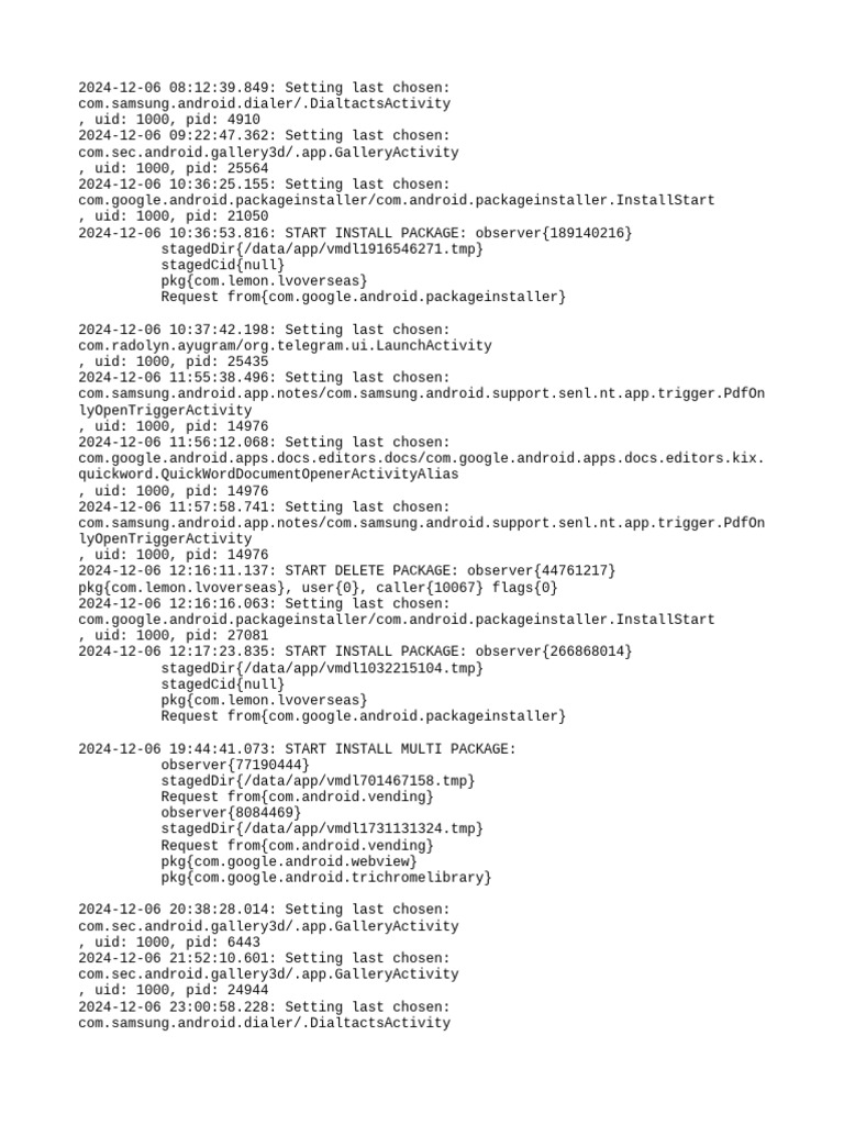 Pm Debug Info | PDF | Android (Operating System) | Consumer Electronics