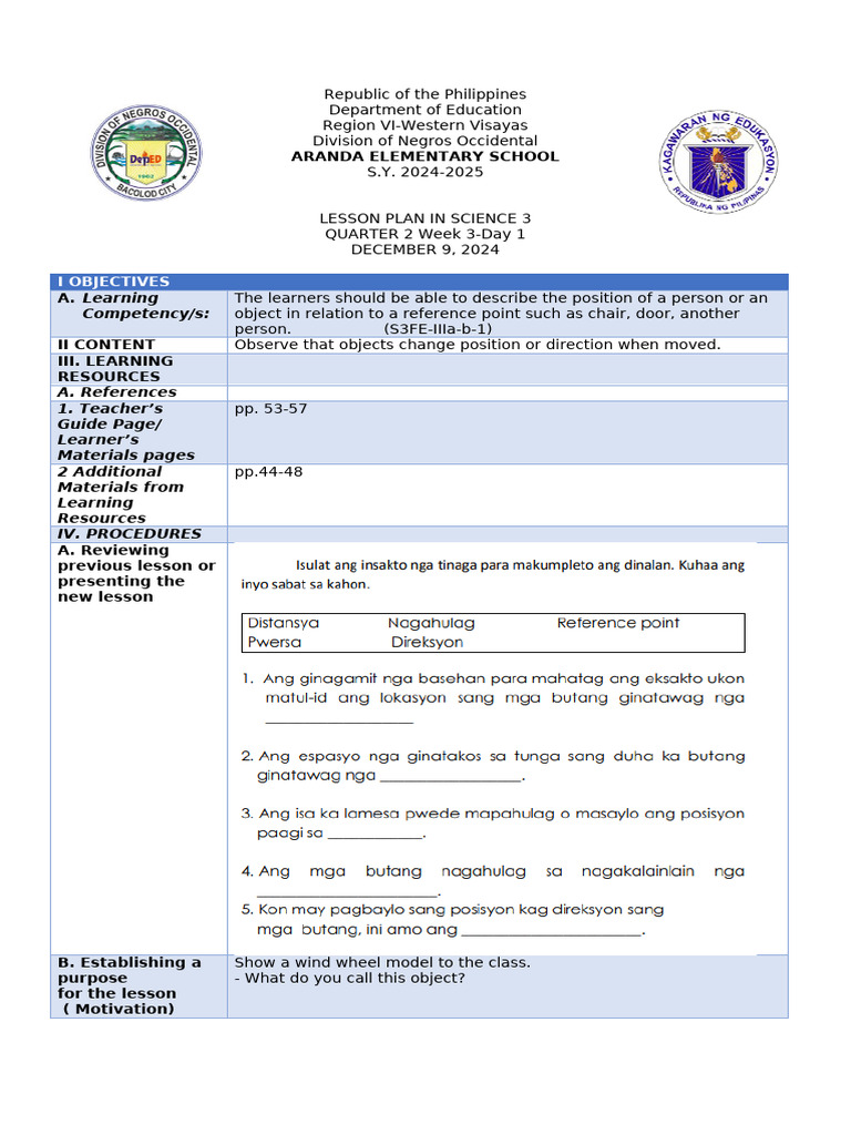 SCIENCE 3 WEEK | PDF